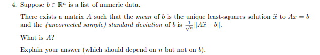 Solved Suppose binRn ﻿is a list of numeric data.There exists | Chegg.com