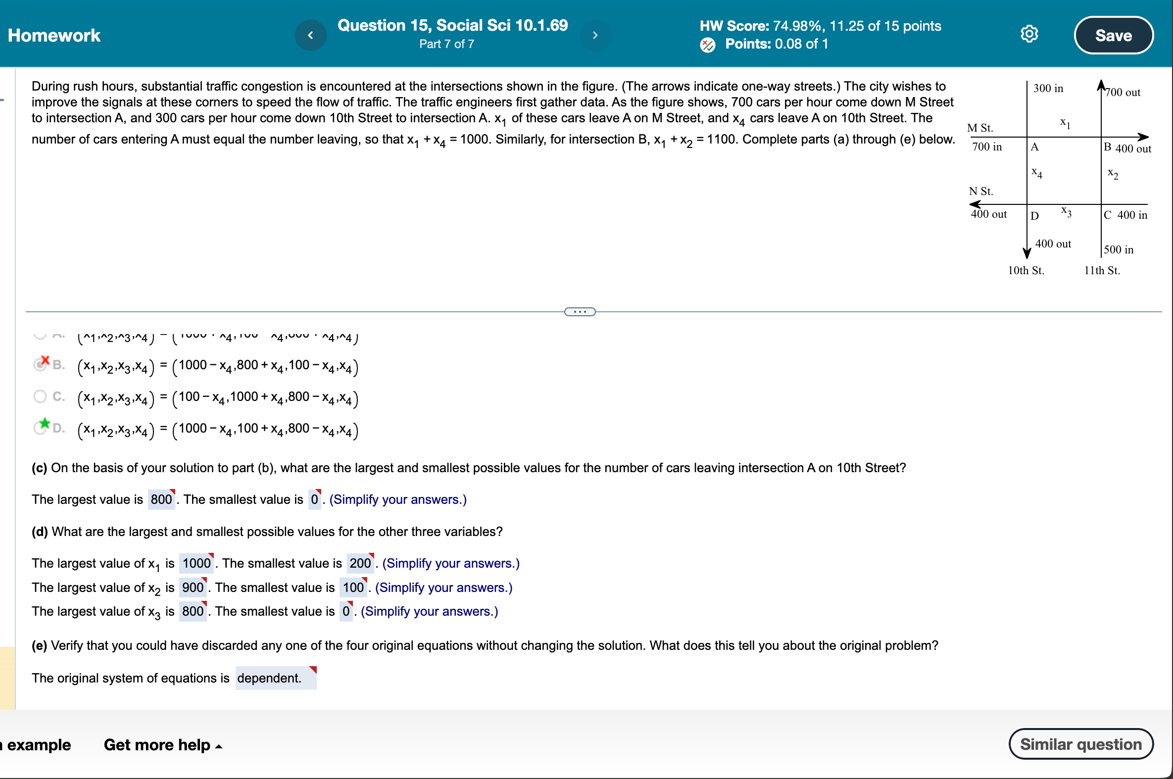 During rush hours, substantial traffic congestion is | Chegg.com