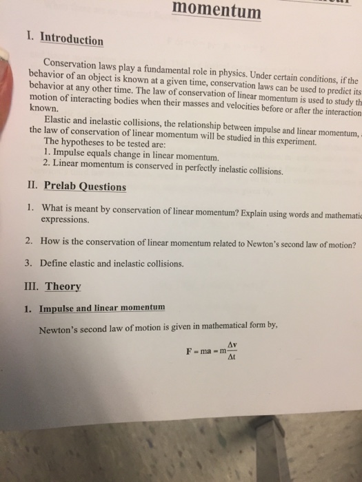 Solved Conservation laws play a fundamental role in physics. | Chegg.com