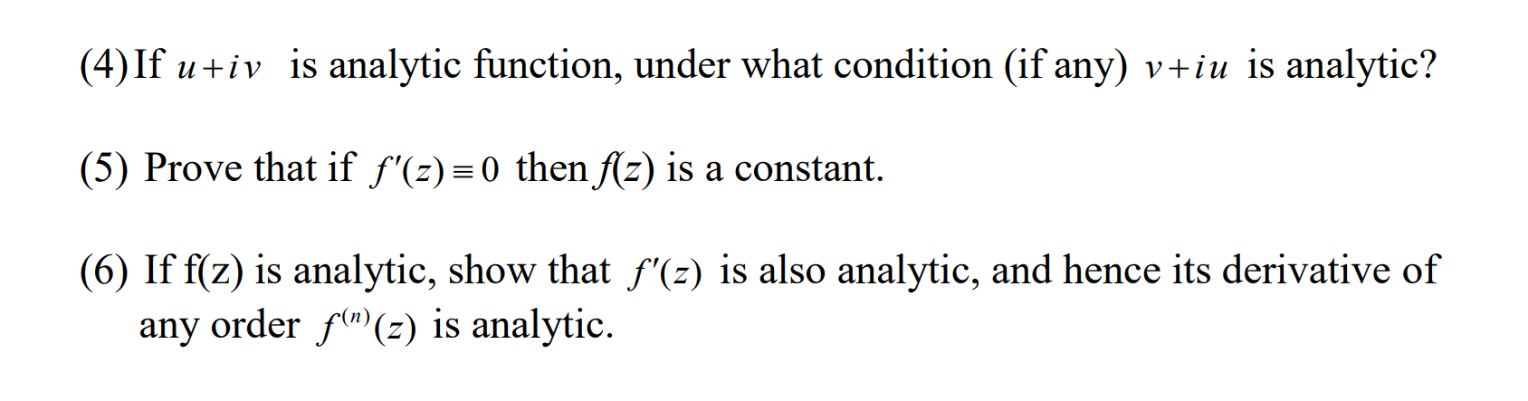 Solved Complex analysis Please, the solution must be | Chegg.com