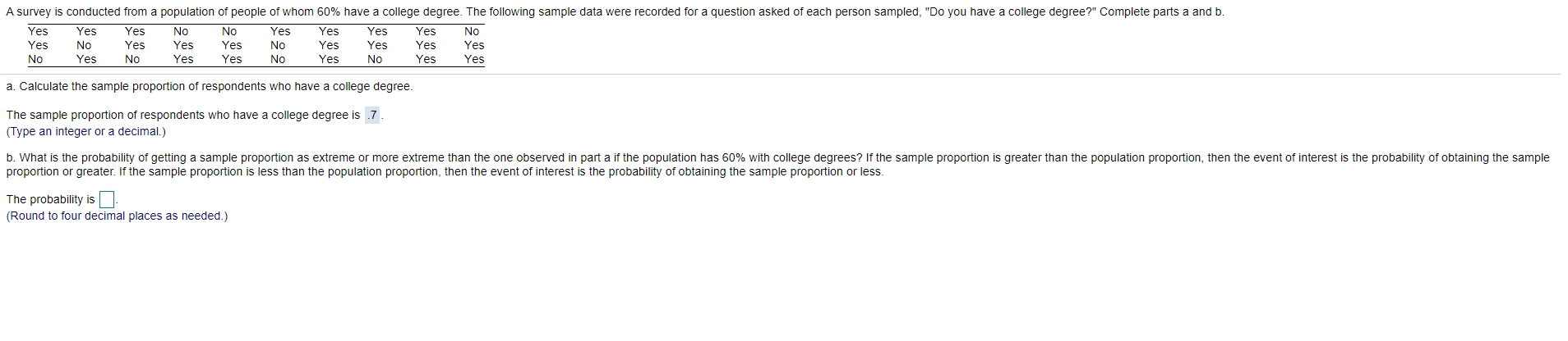 Solved A survey is conducted from a population of people of | Chegg.com