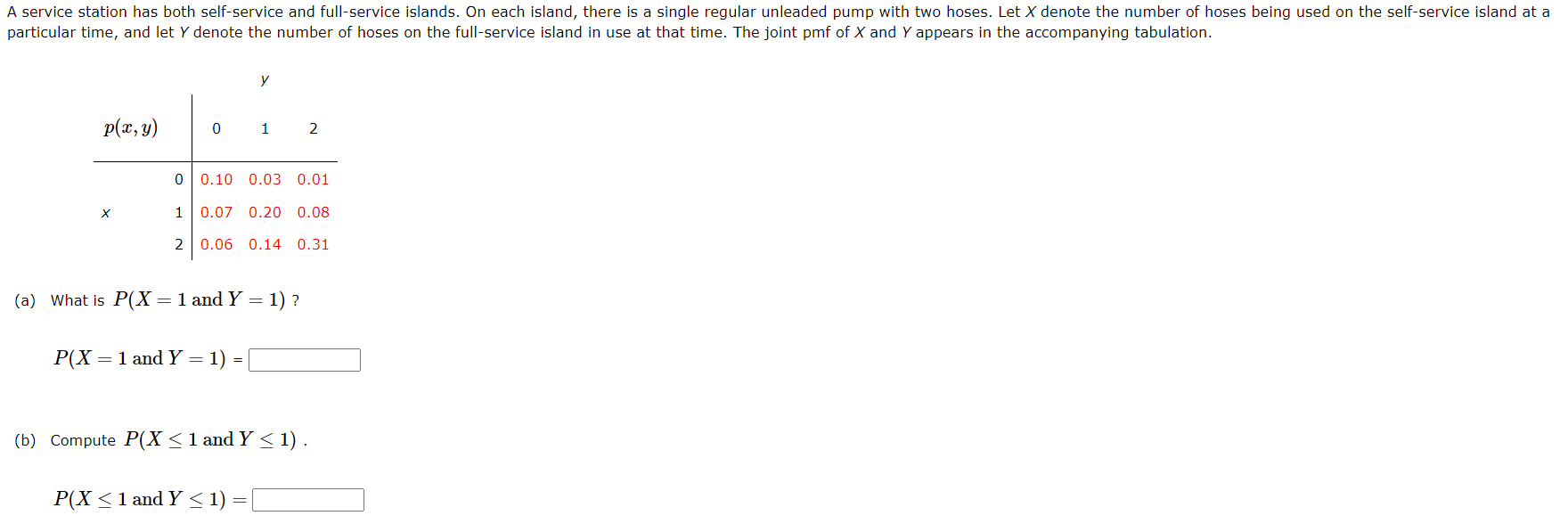 Solved particular time, and let Y denote the number of hoses | Chegg.com