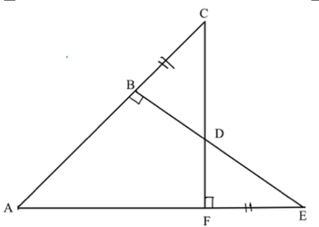 In the given figure, segment BC is congruent to | Chegg.com