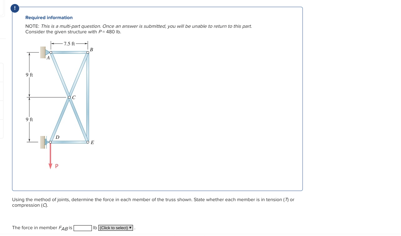 Solved Required information NOTE: This is a multi-part | Chegg.com