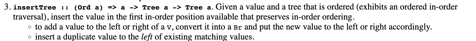 Solved Haskell data Tree t = N | W t | Nd (Tree t) t (Tree | Chegg.com