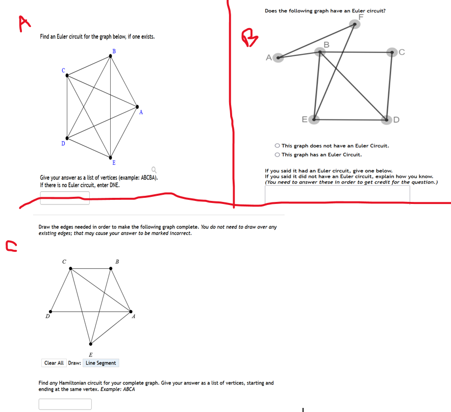 Solved Does the following graph have an Euler circuit? Find | Chegg.com