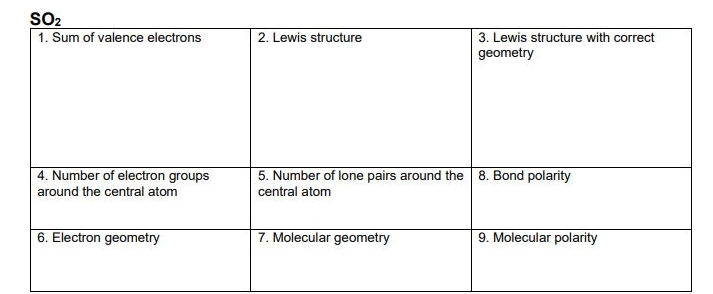 Solved Can you tell me how to do section 4-9 ﻿for SO2? | Chegg.com