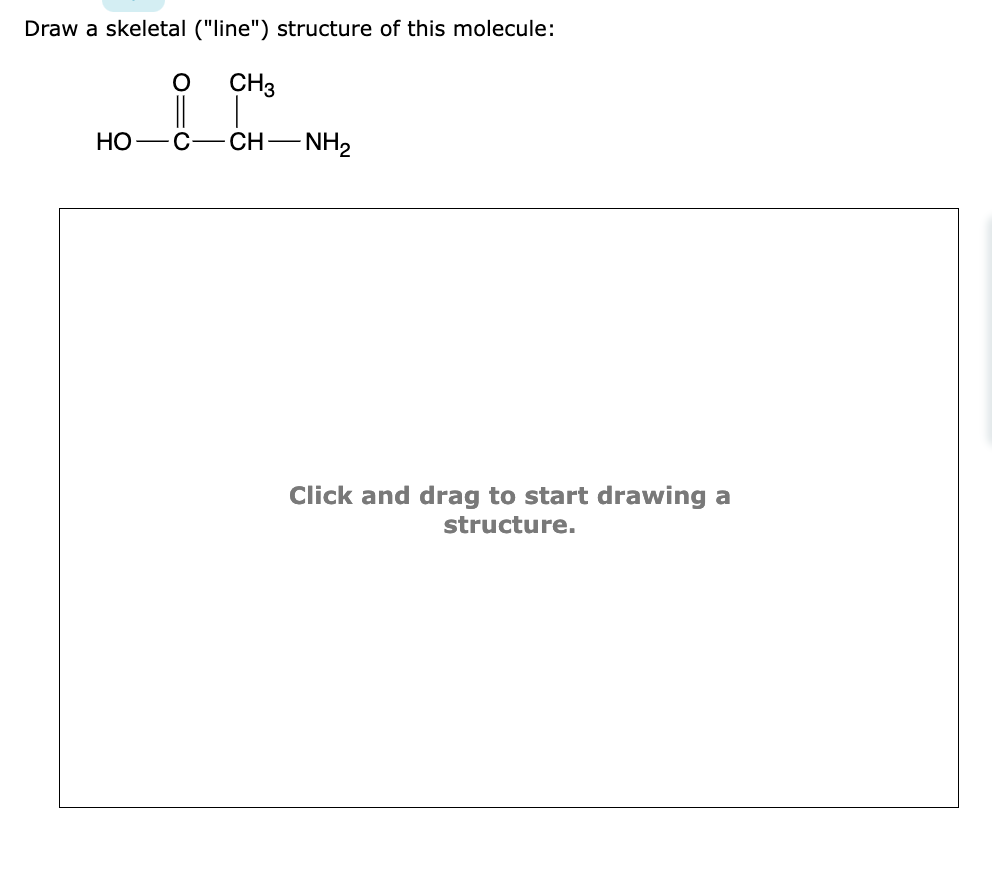 Draw a skeletal ("line") structure of this molecule: | Chegg.com
