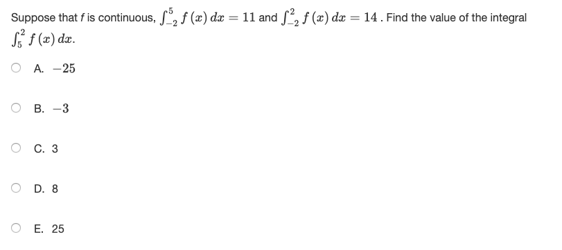 Solved Suppose that fis continuous, , f (x) dx = 11 and 12, | Chegg.com