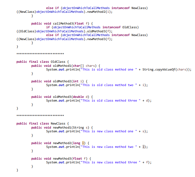 Solved 3. (6 marks interface, 7 marks each adapter class) | Chegg.com