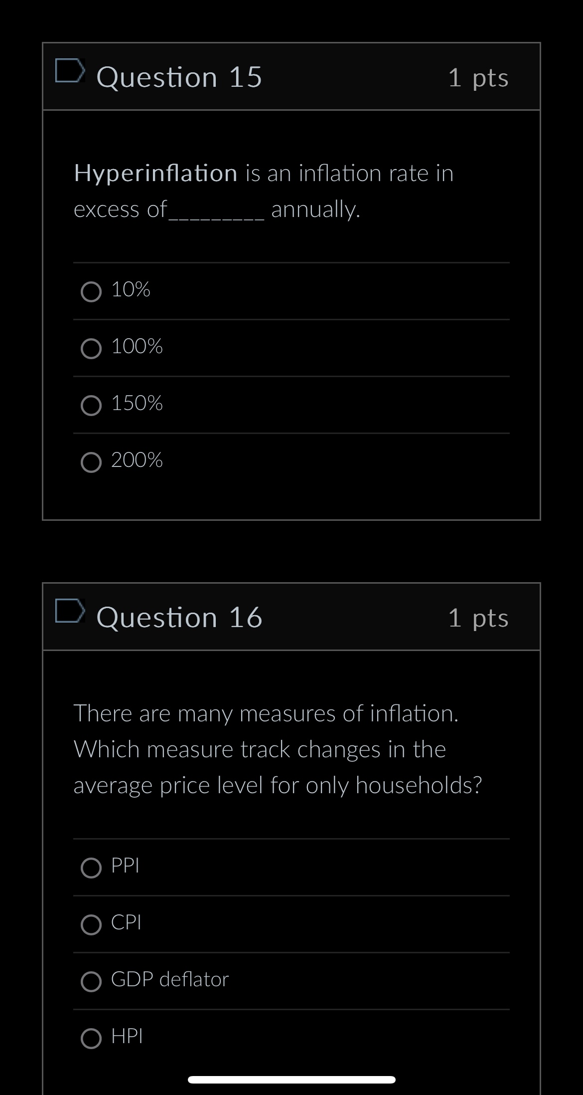 Solved Hyperinflation is an inflation rate in excess of | Chegg.com
