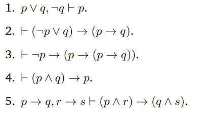 Solved 1. pVq, -9 Ep. 2. F(-pVq) + (p+q). 3. E-p + (p + | Chegg.com
