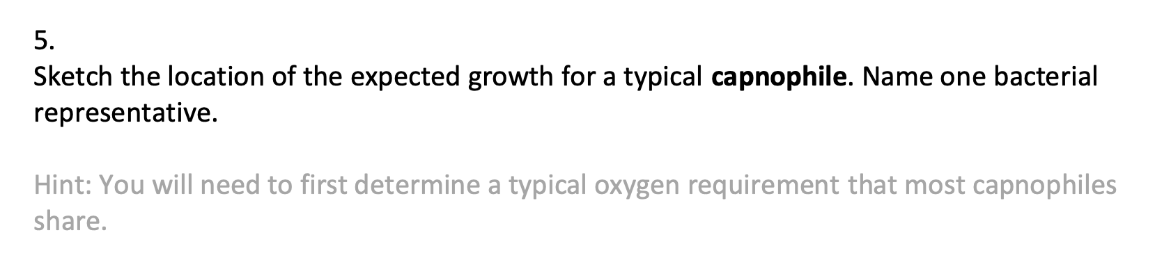 Solved 5. Sketch the location of the expected growth for a | Chegg.com