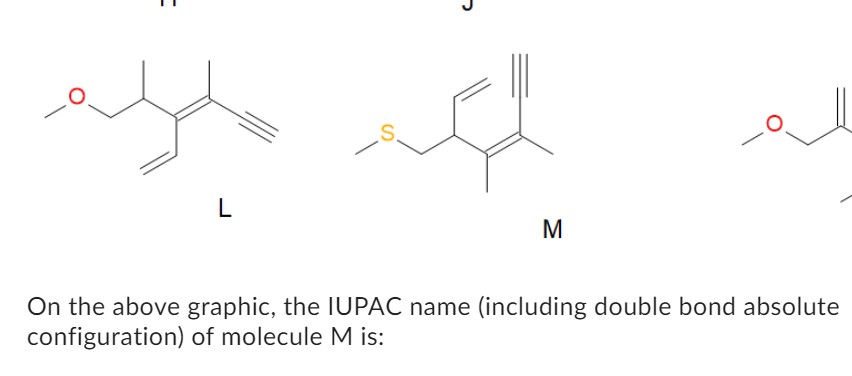 Solved On the above graphic, the IUPAC name (including | Chegg.com
