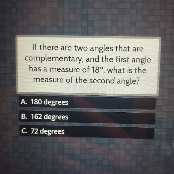 Solved If there are two angles that are complementary, and | Chegg.com