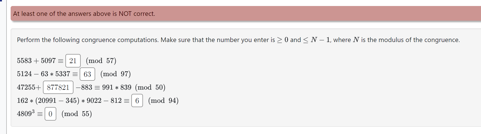Perform the following congruence computations. Make | Chegg.com
