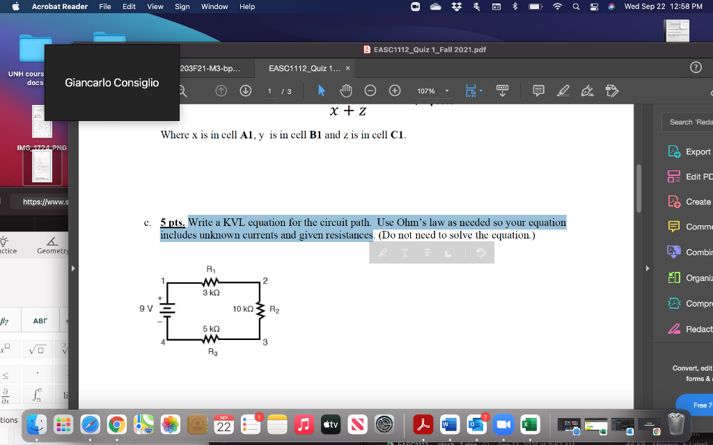 Solved Acrobat Reader File Edit View Sign Window Help Wed | Chegg.com