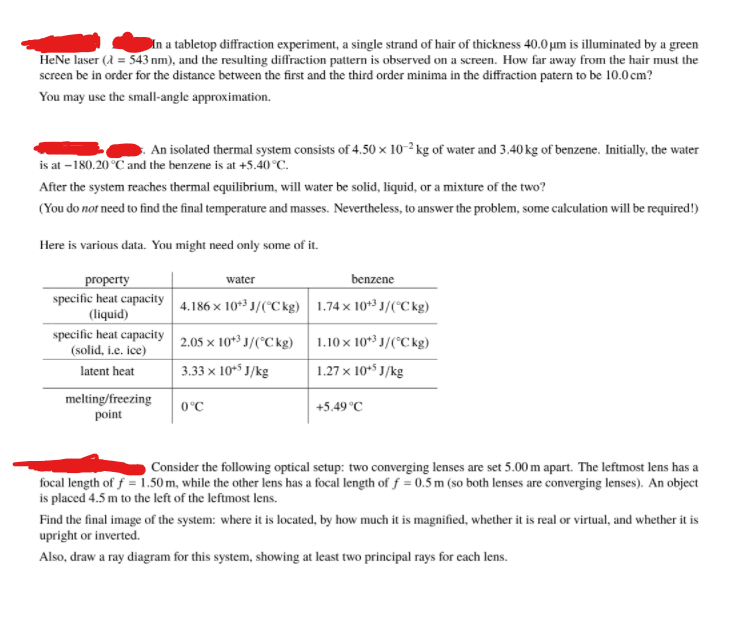 Solved In a tabletop diffraction experiment, a single strand | Chegg.com