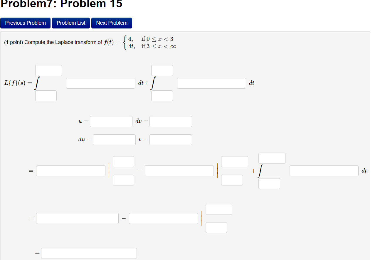 Solved Problem7: Problem 15 Previous Problem Problem List | Chegg.com