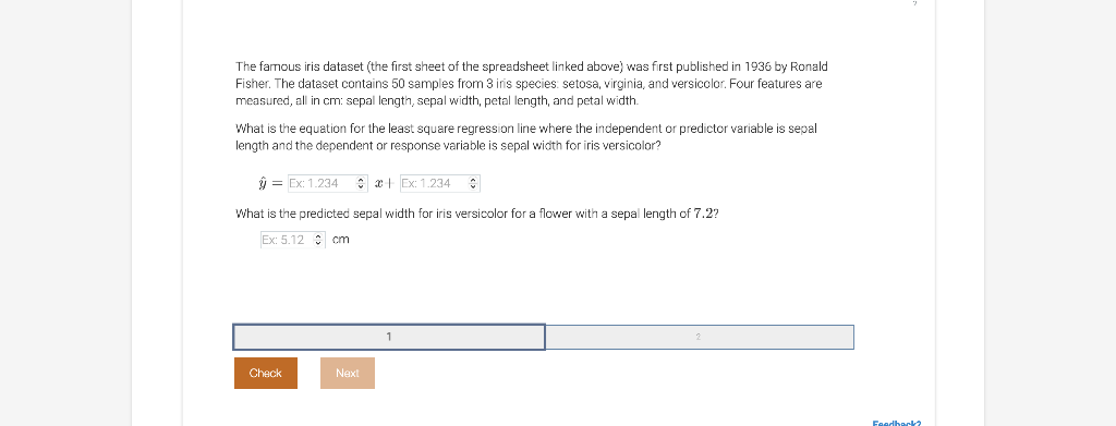 Solved See data below for reference Sepal length Sepal | Chegg.com