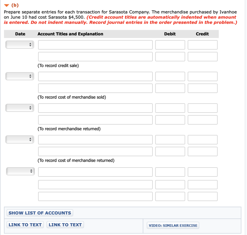 Solved Exercise 5-04 a-b (Part Level Submission) (Video) On | Chegg.com