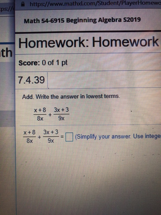 Solved 2 https://www.mathxl.com/Student/PlayerHomewo ps: | Chegg.com