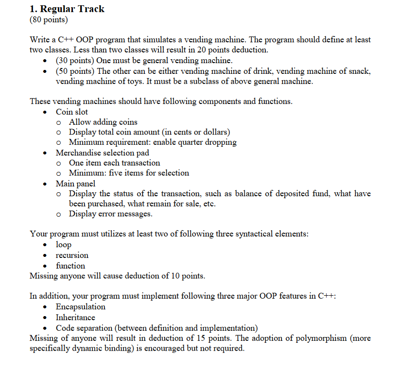 Solved Please help me write a C++ Program for the following | Chegg.com