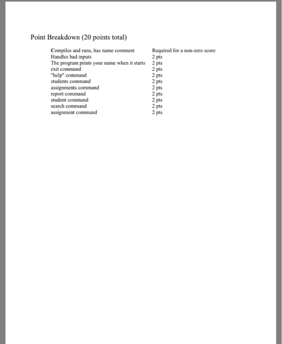 Solved Program: Grade Stats In this program you will create | Chegg.com