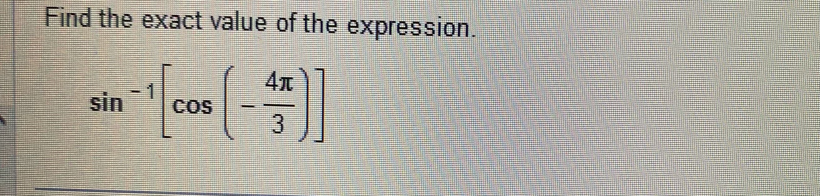 Solved Find the exact value of the | Chegg.com