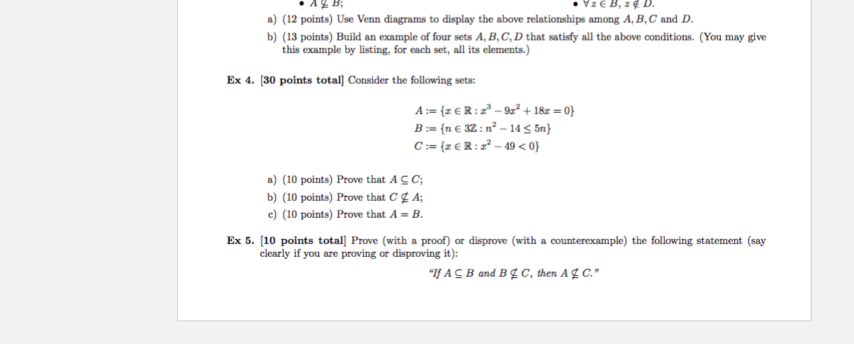 Solved Instructions: Solve Exercise 2 on this sheet and all | Chegg.com