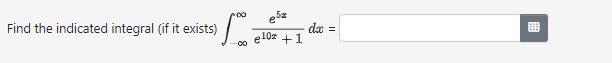 Solved Find the indicated integral (if it | Chegg.com