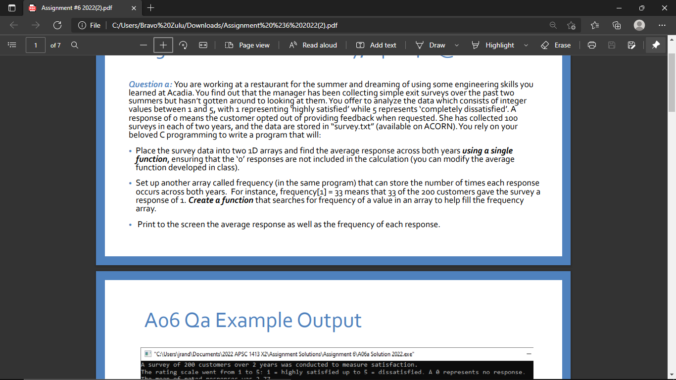 PDF Assignment #6 2022(2).pdf o File | Chegg.com