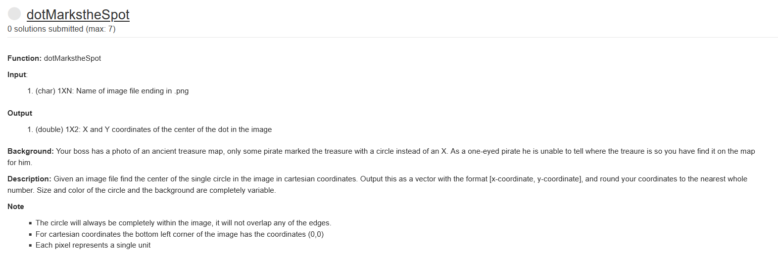 dotMarkstheSpot O solutions submitted (max: 7) | Chegg.com