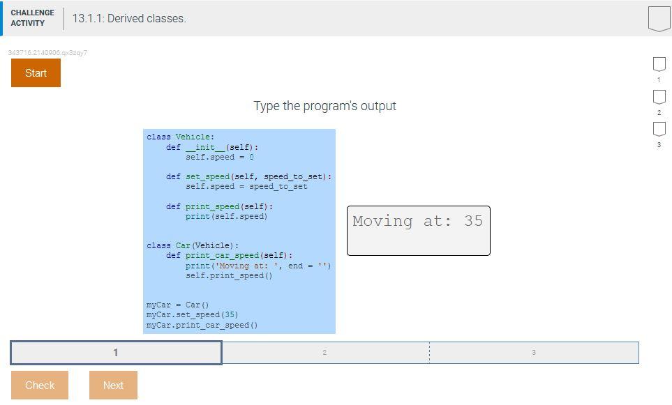 Solved CHALLENGE ACTIVITY 13.1.1: Derived classes. | Chegg.com