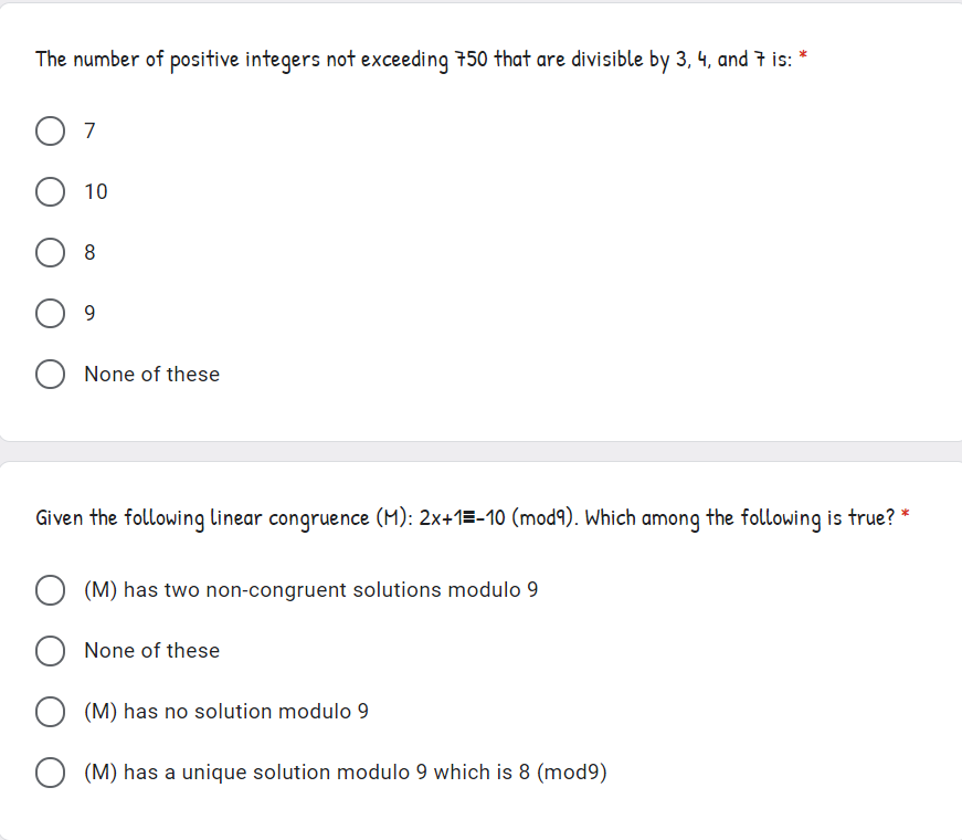Solved Given the following recurrence relation (M). an = | Chegg.com