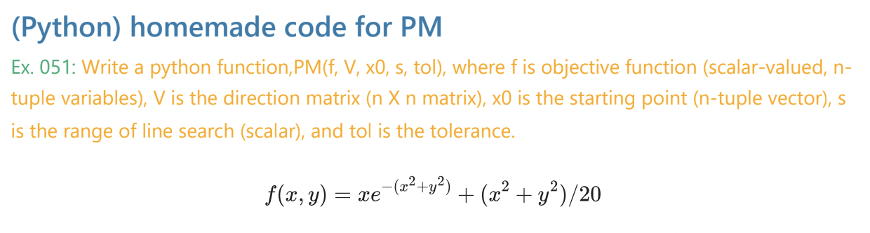 Solved (Python) homemade code for PM Ex. 051: Write a python | Chegg.com