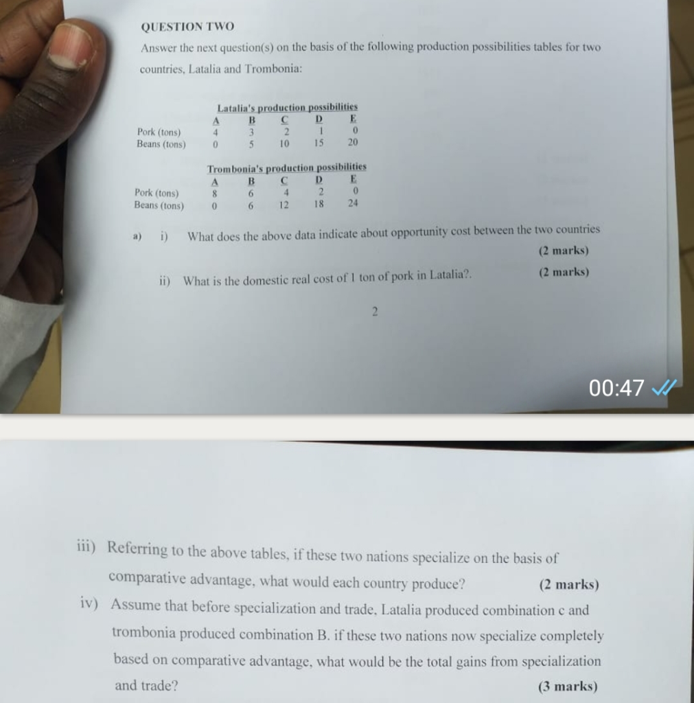 Solved QUESTION TWO Answer the next question(s) on the basis | Chegg.com Solved QUESTION TWO Answer the next question(s) on the basis | Chegg.com
