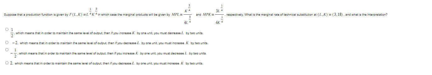 Solved 21, which means that in order to maintain the same | Chegg.com