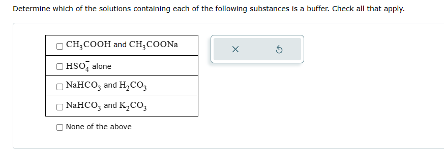 Solved Determine which of the solutions containing each of | Chegg.com