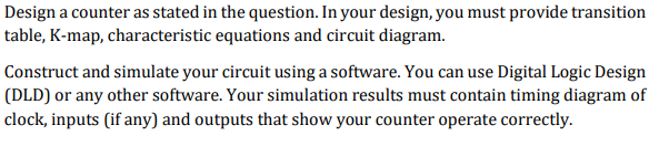 Solved Q01: Design a synchronous up counter to count decimal | Chegg.com