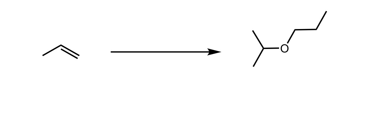 Solved Using propene as your only carbon source, devise an | Chegg.com