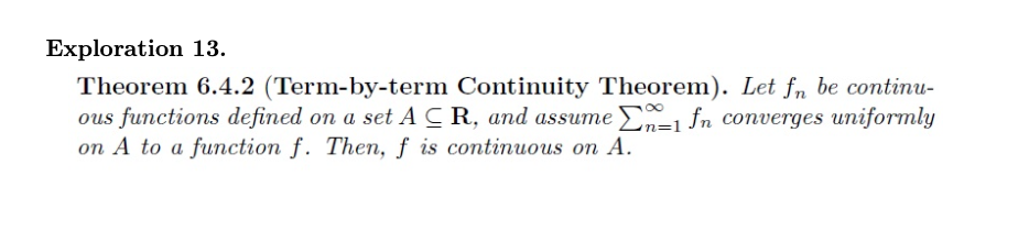 Solved Prove Theorem 6.4.2 (Term-by-term Continuity | Chegg.com
