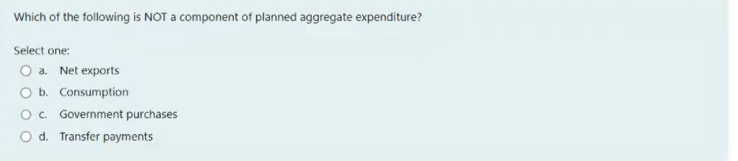 Solved Which of the following is NOT a component of planned | Chegg.com