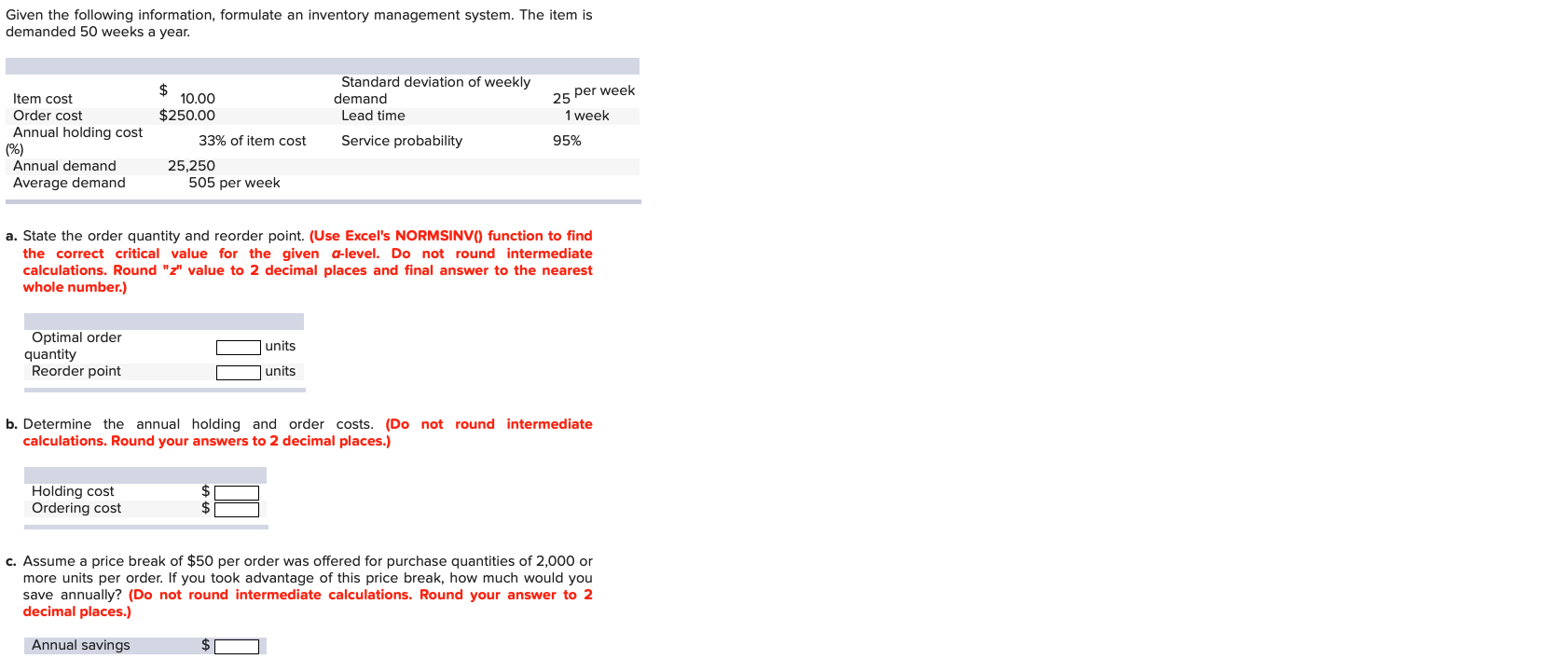 Solved Given the following information, formulate an | Chegg.com