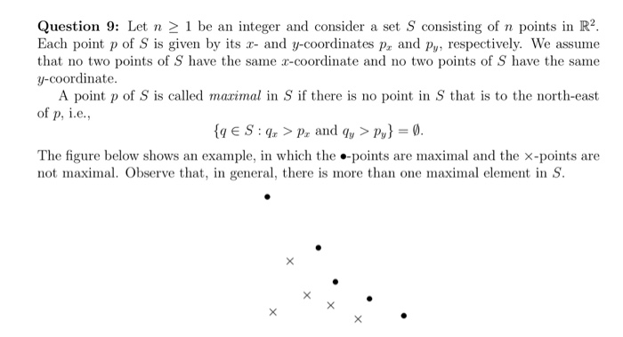 Solved question 9: let n >=1 be an integer and consider a | Chegg.com