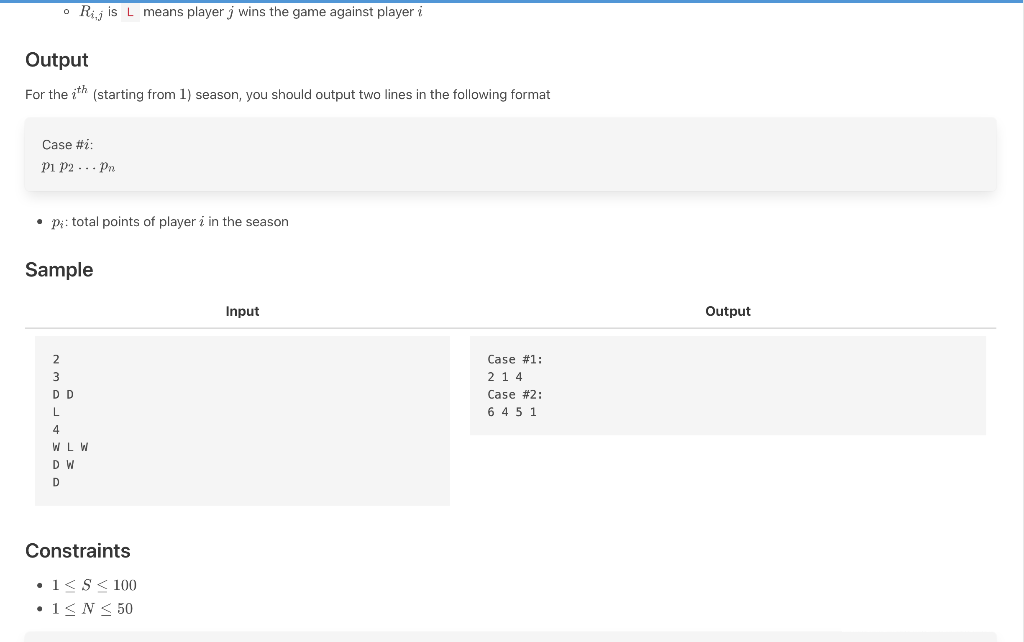 Solved Q1: Rock Paper Scissors League The Rock Paper | Chegg.com