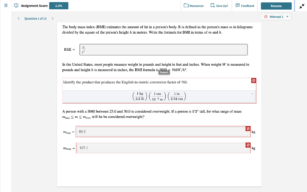 Solved Assignment Score: 2.3% Resources [ Give Up? Feedback | Chegg.com