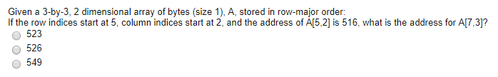 Solved Given a 3-by-3, 2 dimensional array of bytes (size | Chegg.com