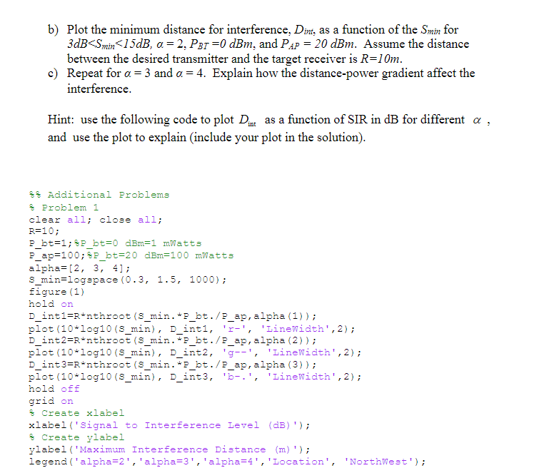 Solved Consider the above general interference scenario in | Chegg.com