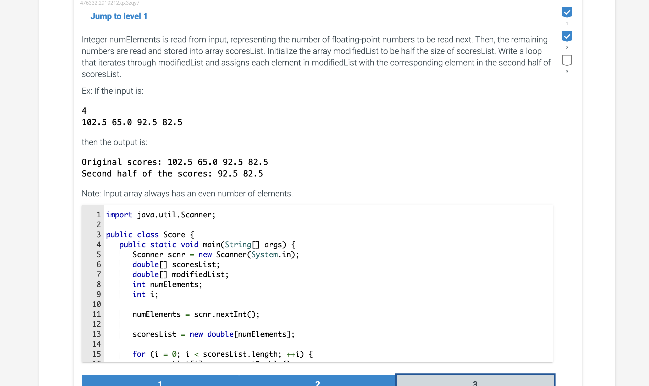Solved In Java PleaseCode:import java.util.Scanner;public | Chegg.com